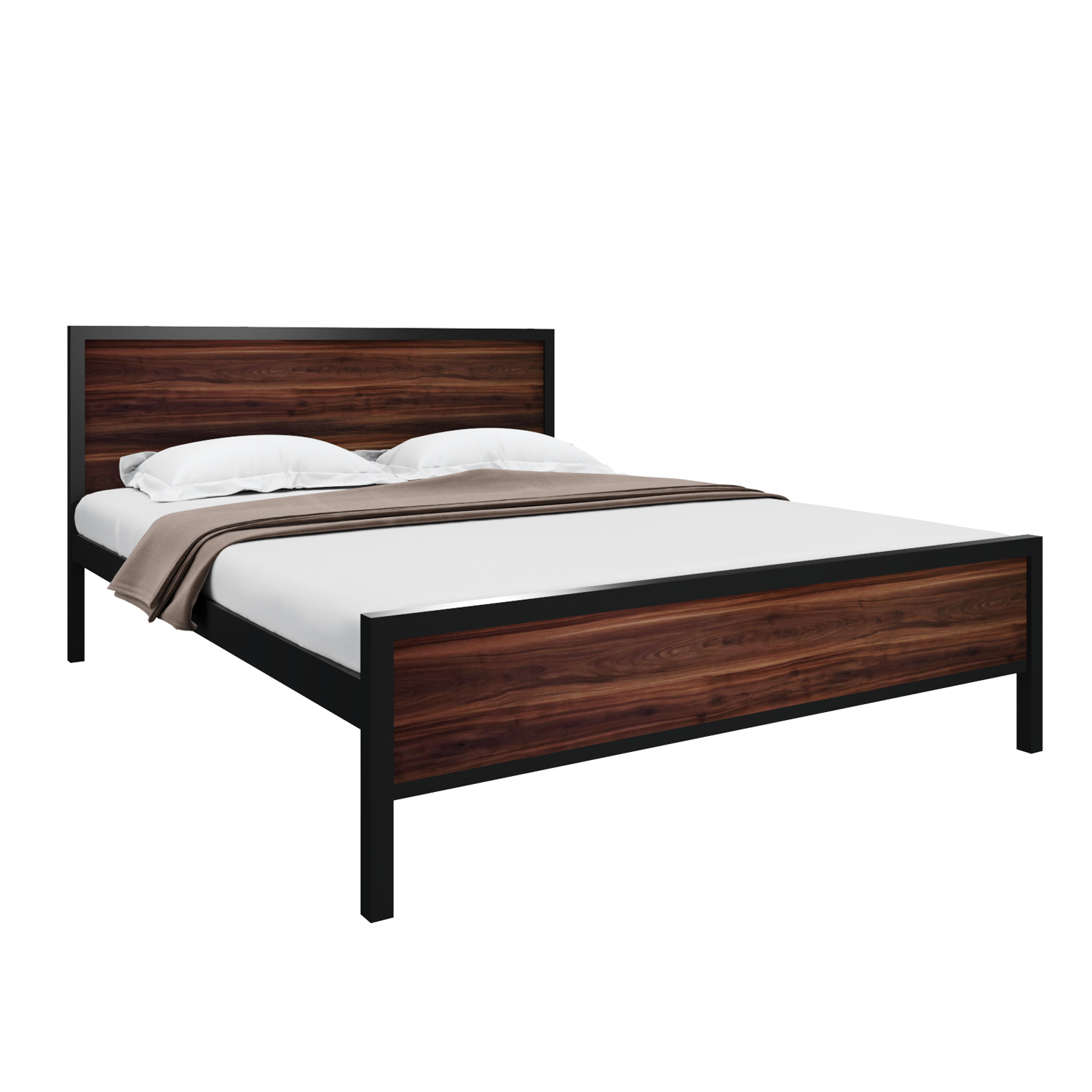 Buy Homdec Pegasus Hybrid Wood and Metal Bed Frame Online