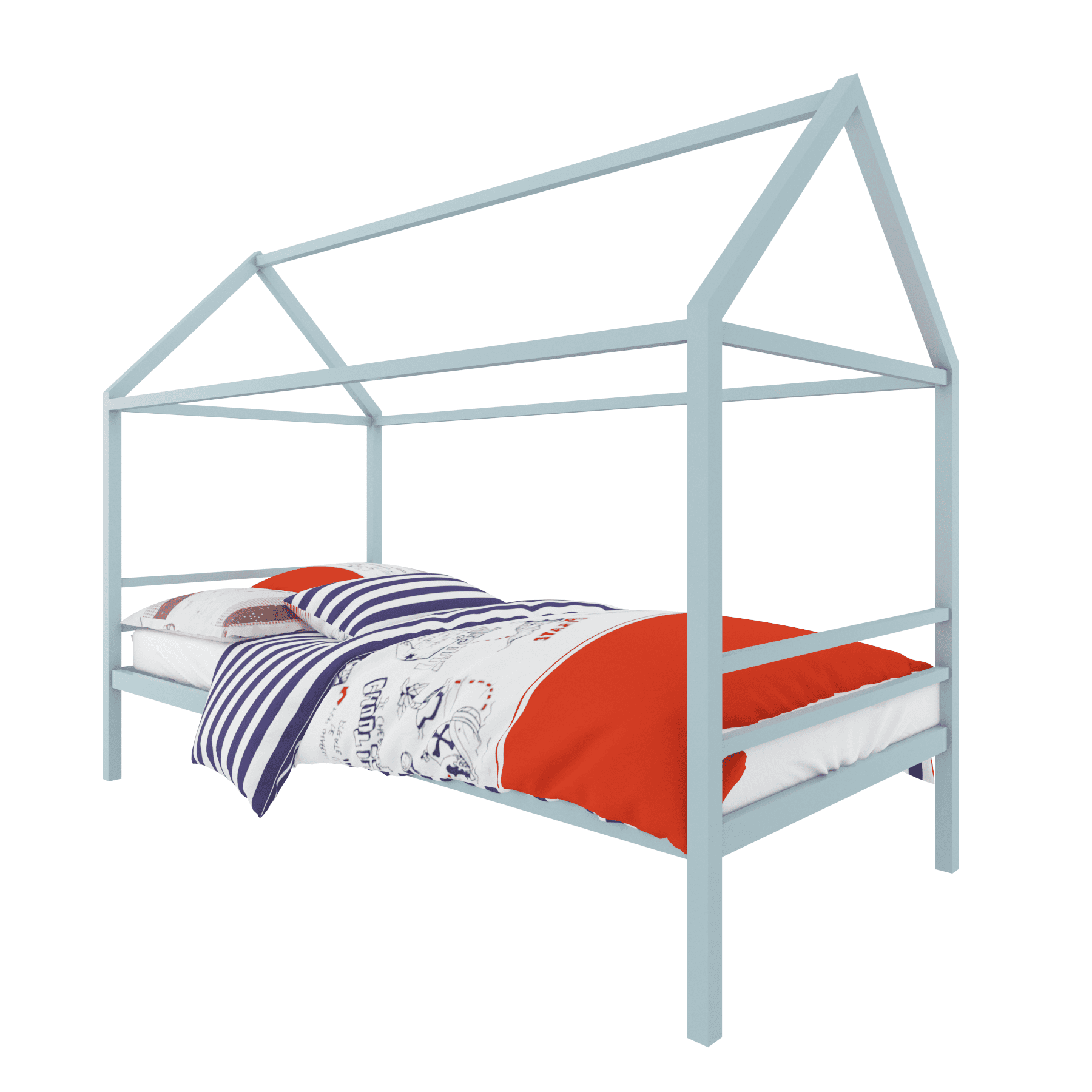 Buy Homdec Pictor Metal Kids Canopy Bed | Upto 40% OFF